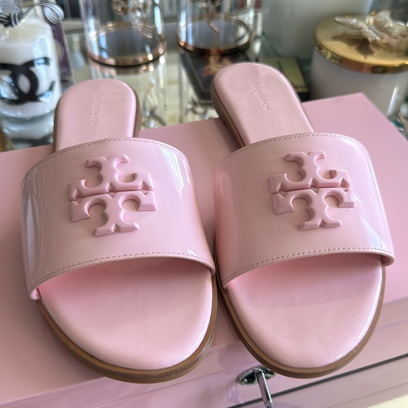 Tory Burch | Shoes | Tory Burch Baby Pink Slides | Poshmark